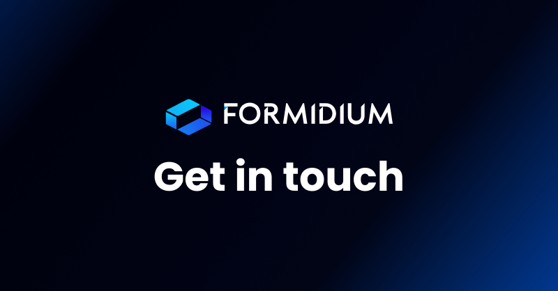 Contact Us | Formidium