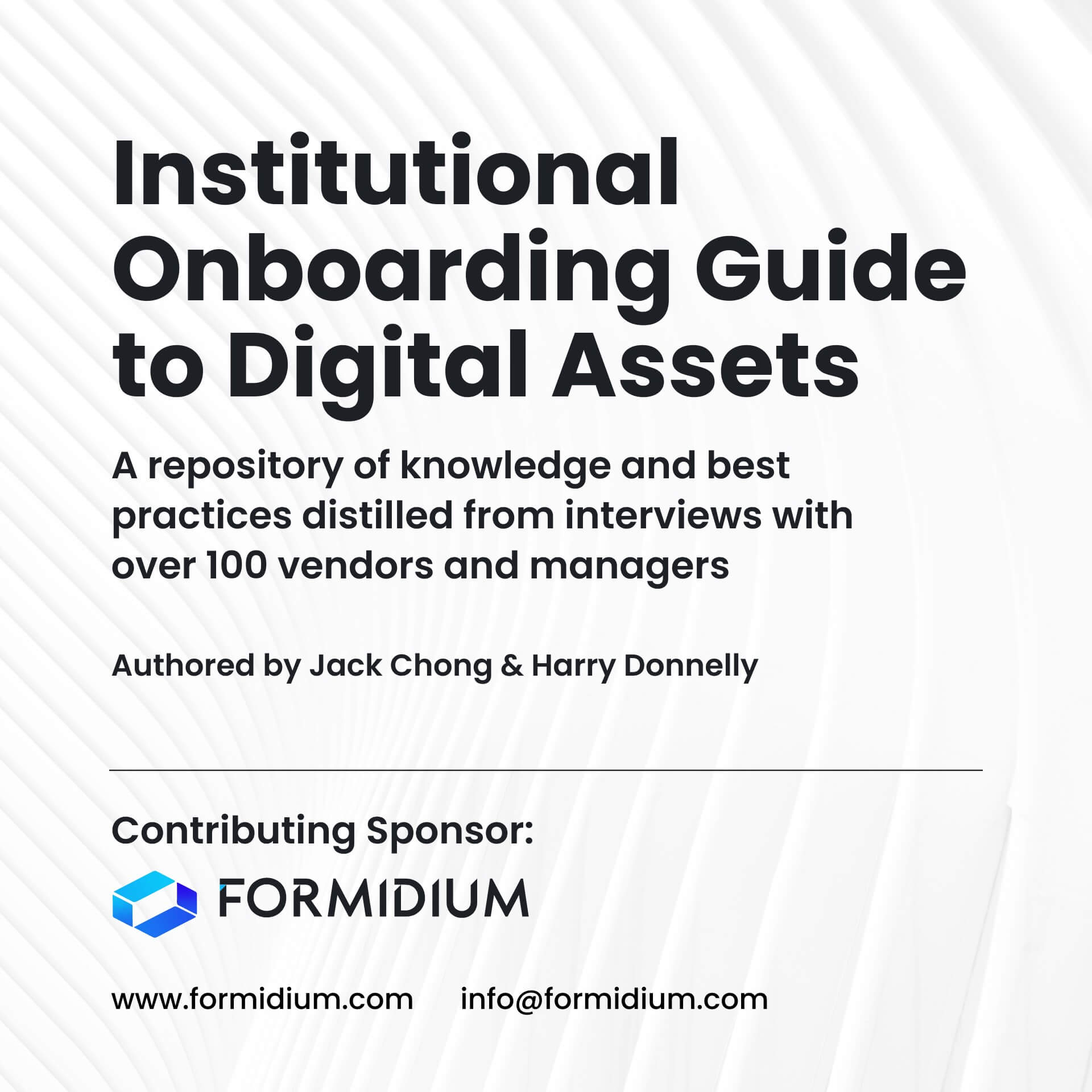 Institutional Onboarding Guide For Digital Assets